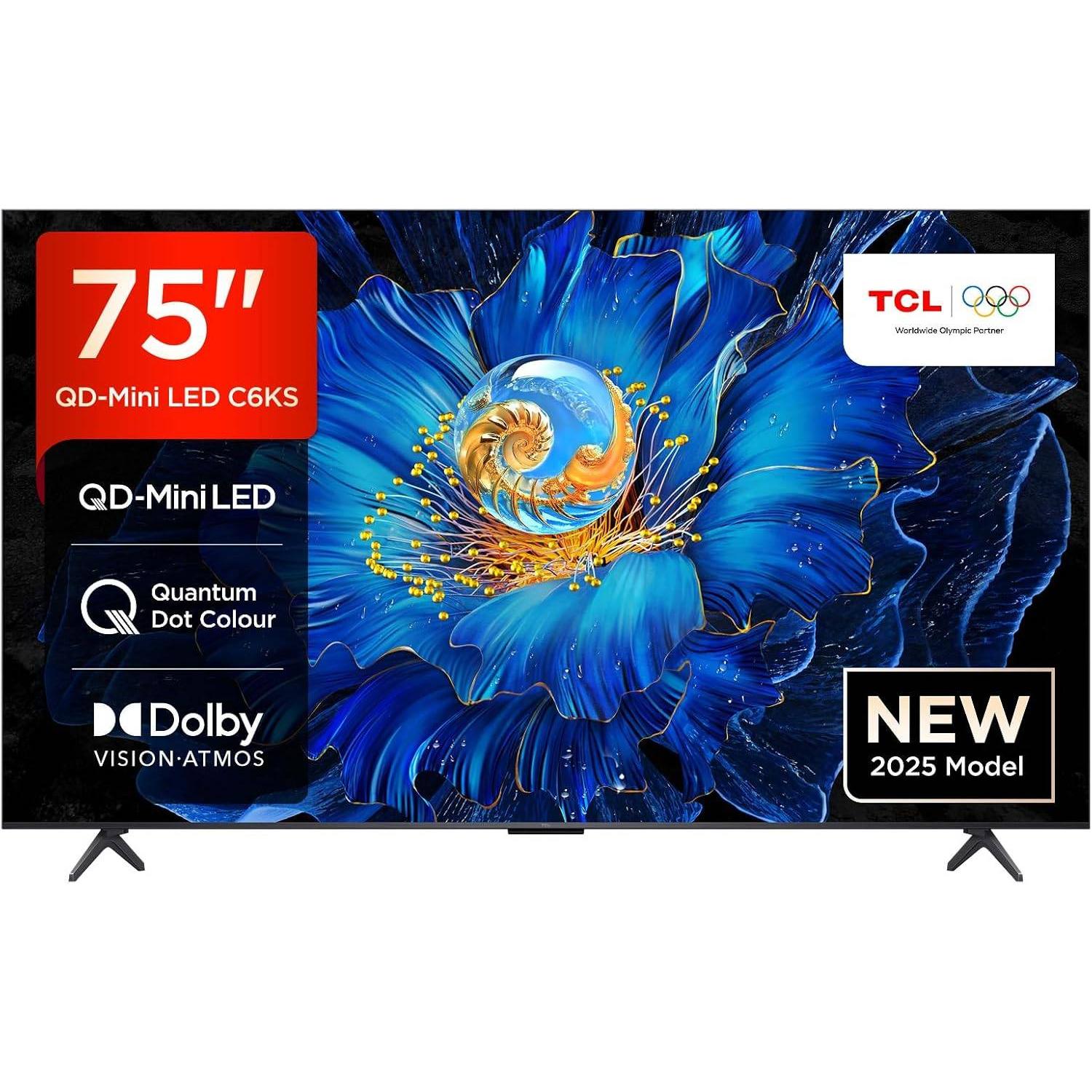 TCL 75C6KS 75" 4K QD-Mini LED TV 2025 | northXsouth Ireland