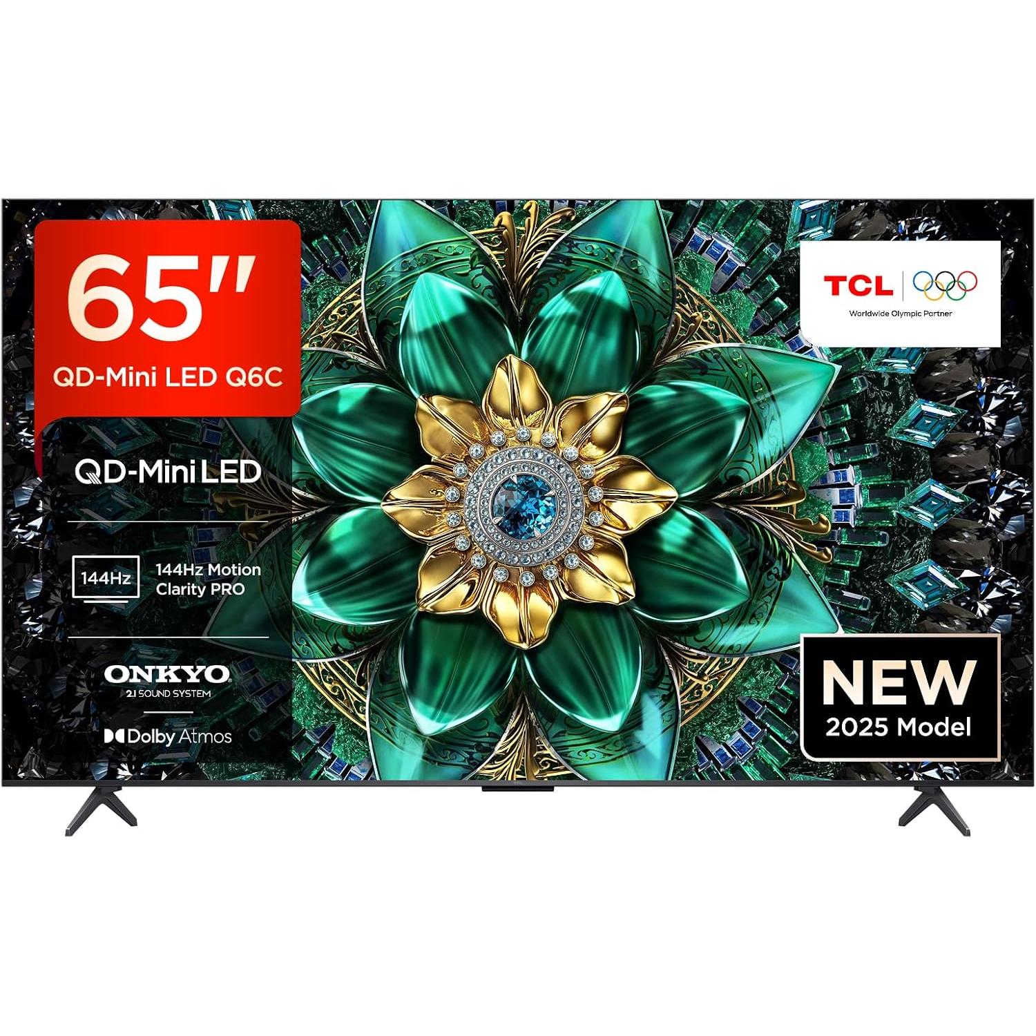 TCL 65Q6C 65" 4K QD-Mini LED UHD Smart Google TV | northXsouth Ireland