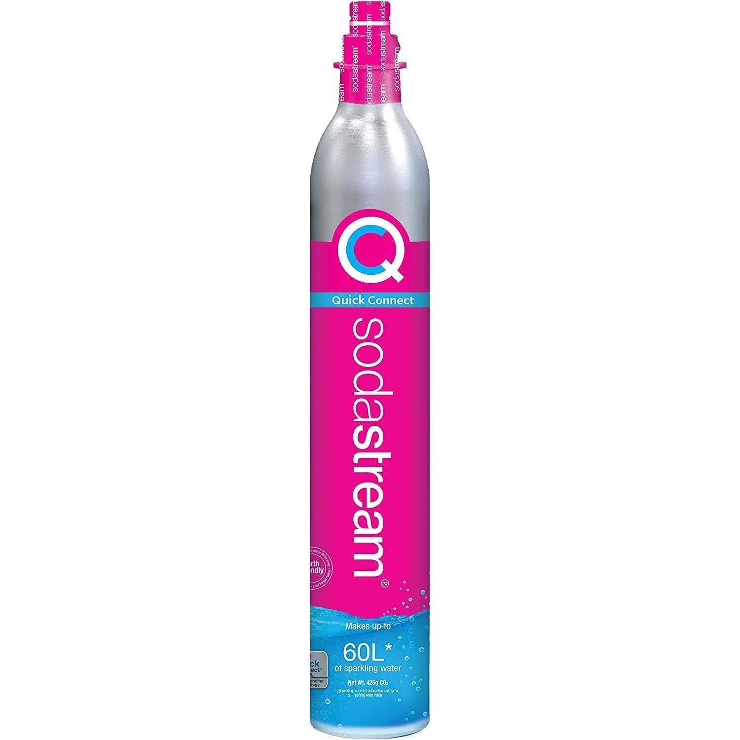 SodaStream Gas Cylinder Refill 60L CO2 Quick Connect Pink | northXsouth ...